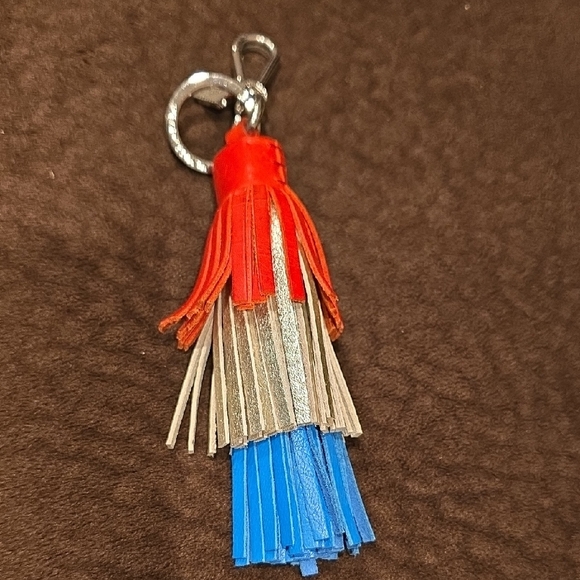 MZ Wallace | Accessories | Mz Wallace Red Silver Key Card Holder | Poshmark